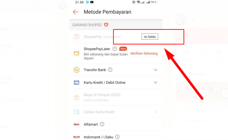 Cara Top Up Shopee Pay Di Indomaret Dan Transfer Bank | Social Media ...