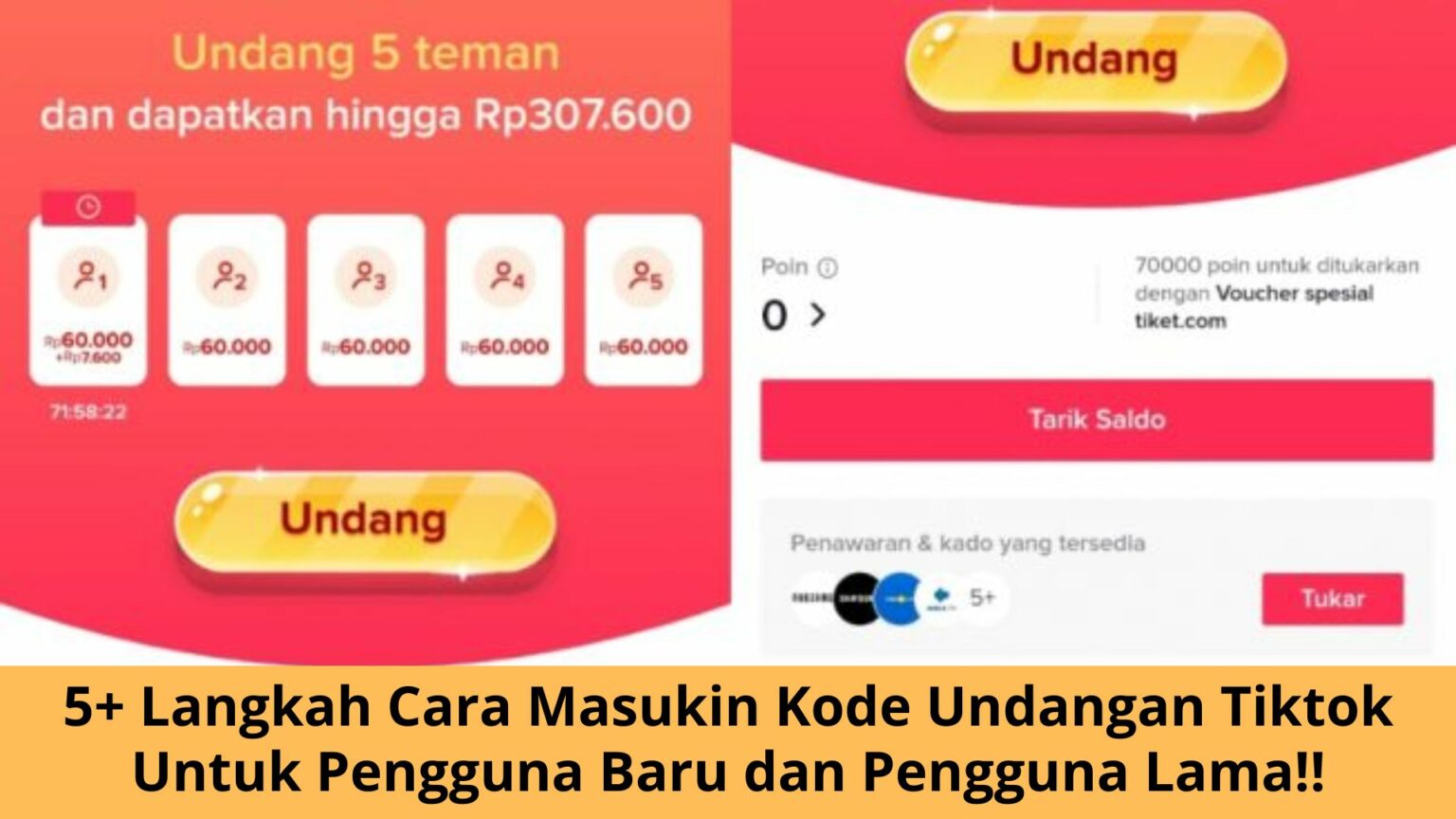 5+ Langkah Cara Masukin Kode Undangan Tiktok Untuk Pengguna Baru Dan ... 5+ Langkah Cara Masukin Kode Undangan Tiktok Untuk Pengguna Baru Dan ...