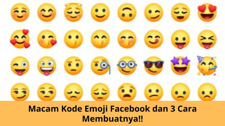 Macam Kode Emoji Facebook Dan 3 Cara Membuatnya!! | Jasa Sosial Media ...